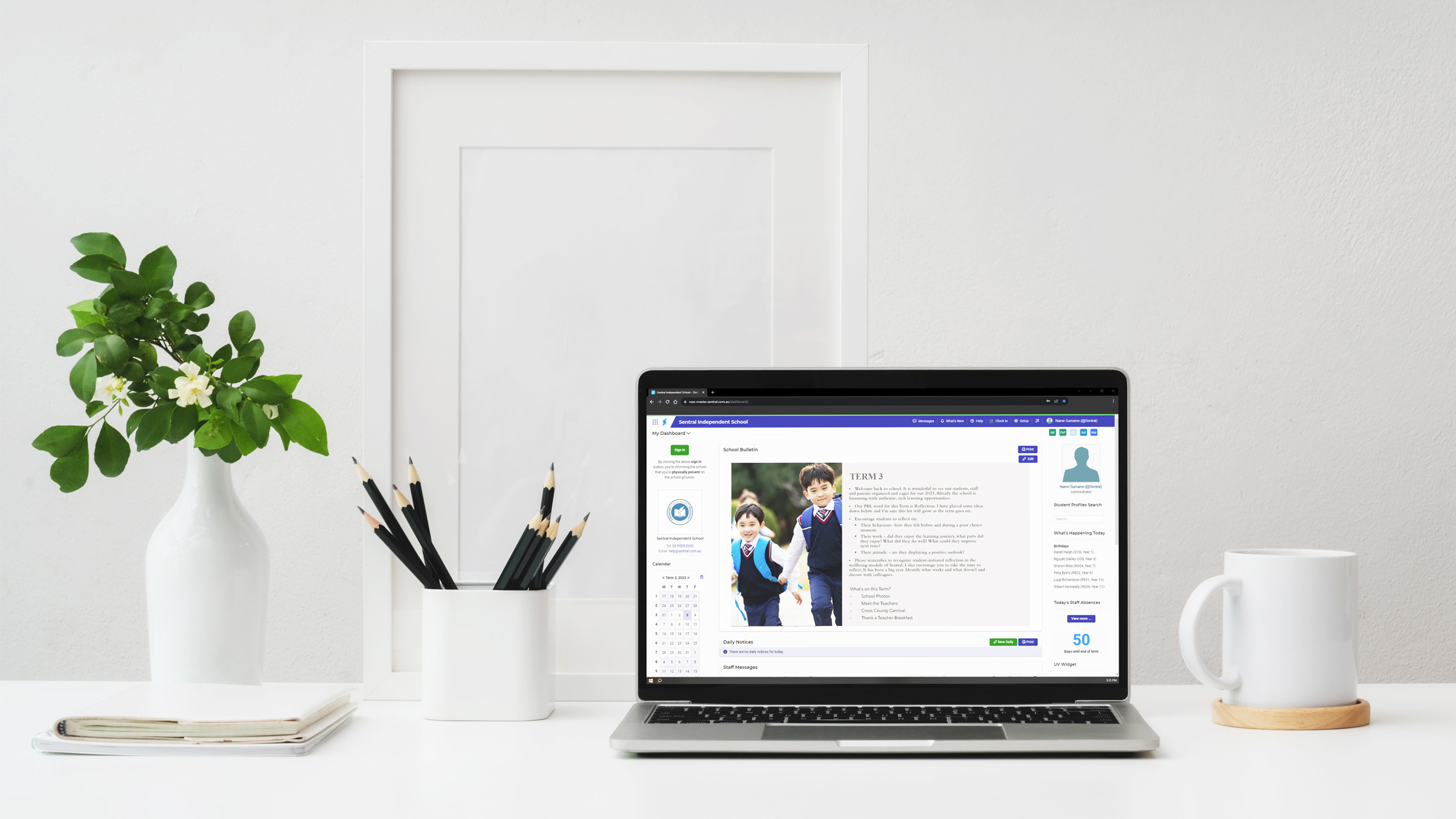 Sentral Modular Licence Inclusions for Independent School